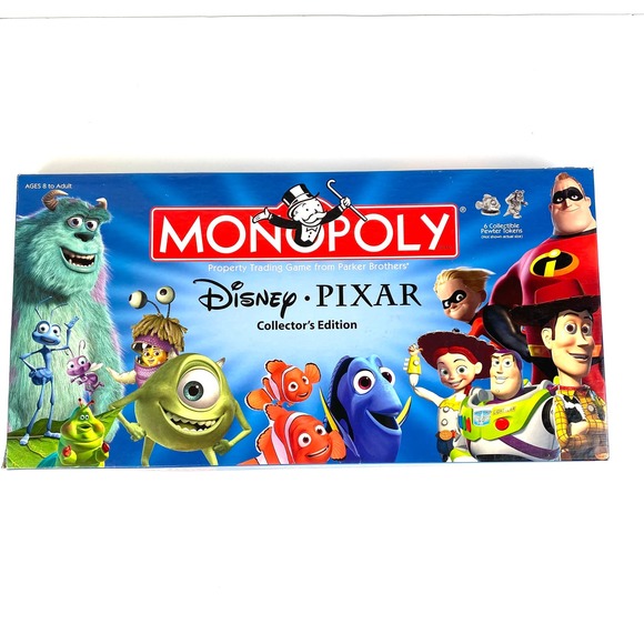 Disney | Games | Monopoly Disney Pixar Collectors Edition Board Game ...